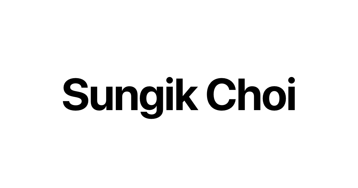 Home | Sungik Choi